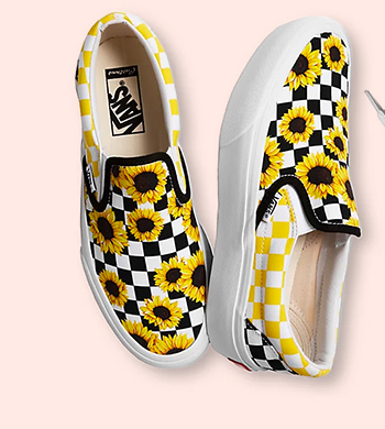 Vans: Flowers, checkerboard, flames get creative and embrace all things ...