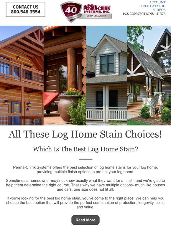 Perma-Chink Systems: Choose the Best Log Home Finish For Your Log and ...