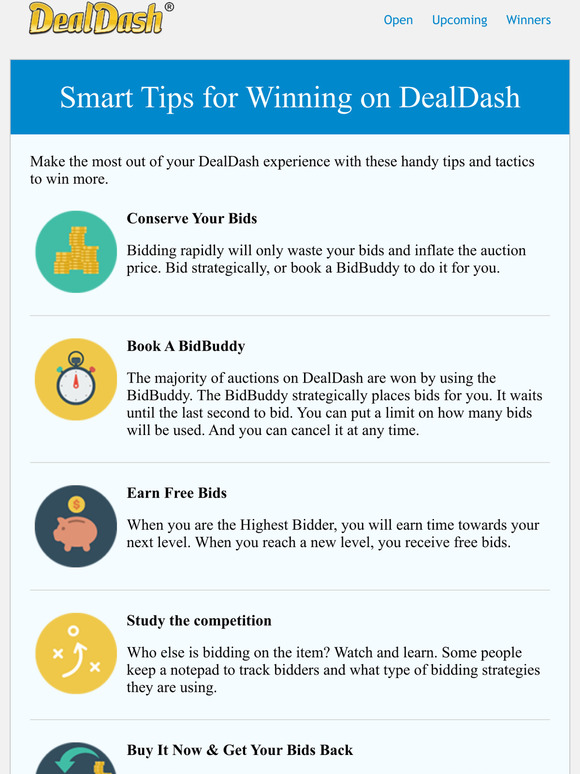 Dealdash Smart Tips To Help You Win On Dealdash Milled