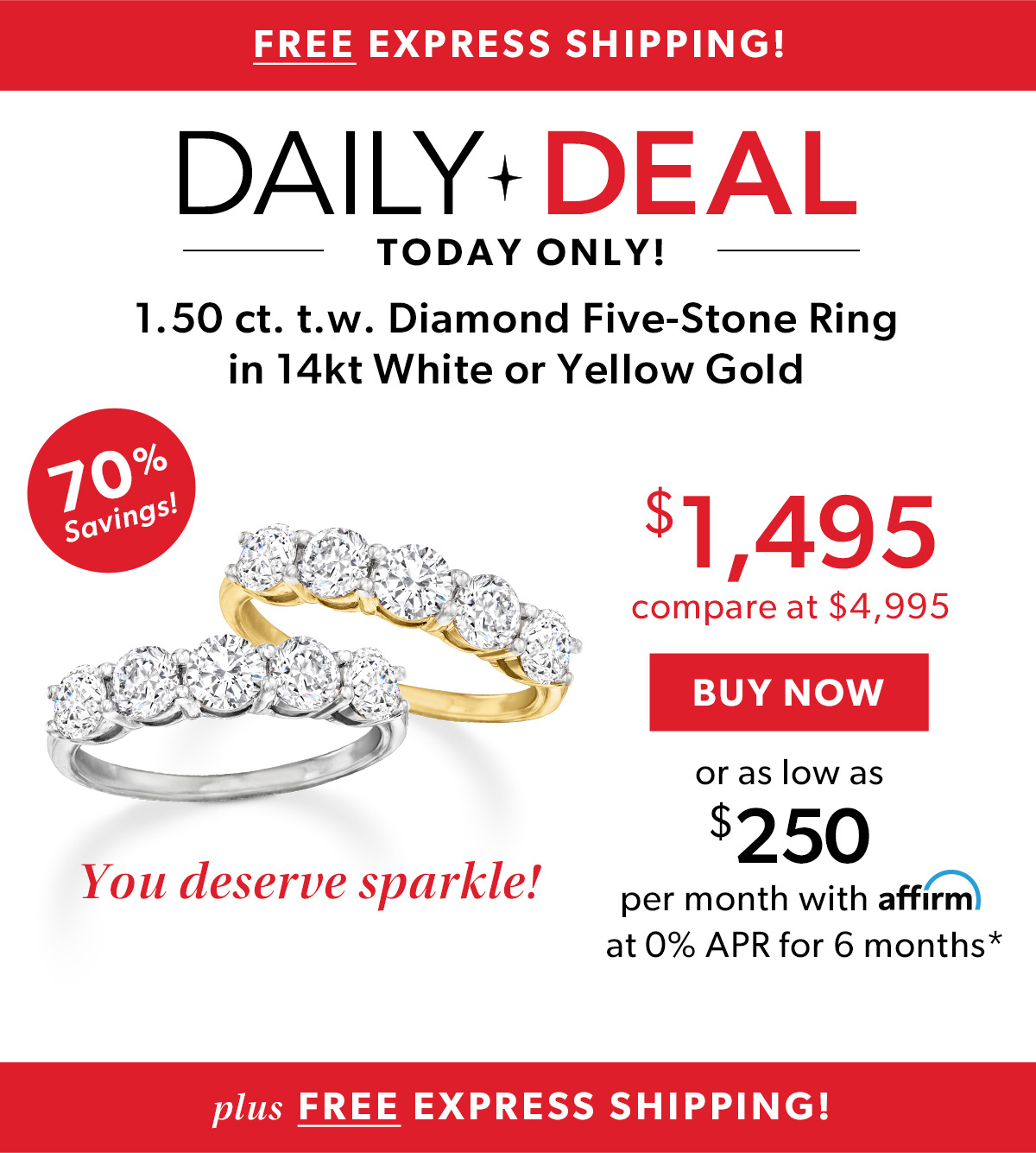 Ross simons daily deal store