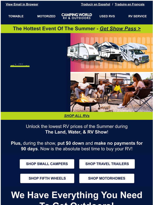 Camping World: *EARLY ACCESS* Unlock The Hottest RV Prices of The ...
