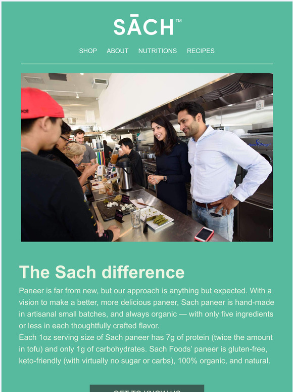Sach Foods: What makes us different? | Milled
