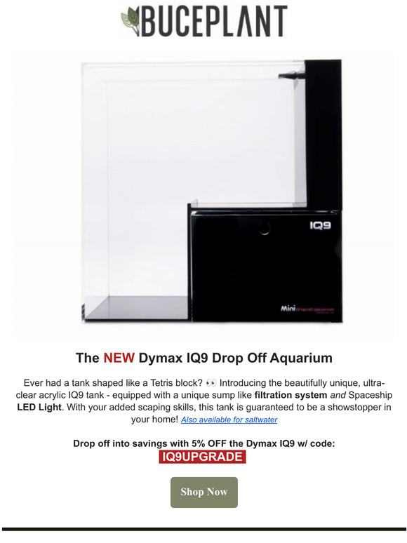 Buce Plant: What is a drop off tank? | Milled