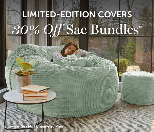 LoveSac: Limited-Edition Covers, Bundles of Comfort, 30% Off! | Milled