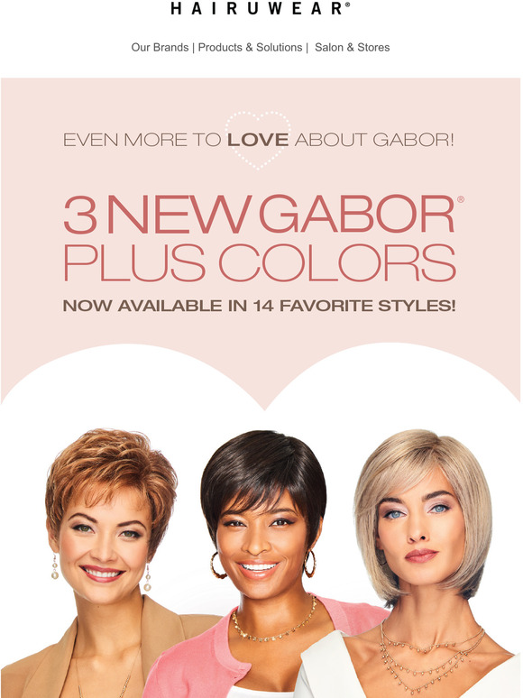 HairUWear: Introducing 3 New Gabor Plus Colors to love! | Milled