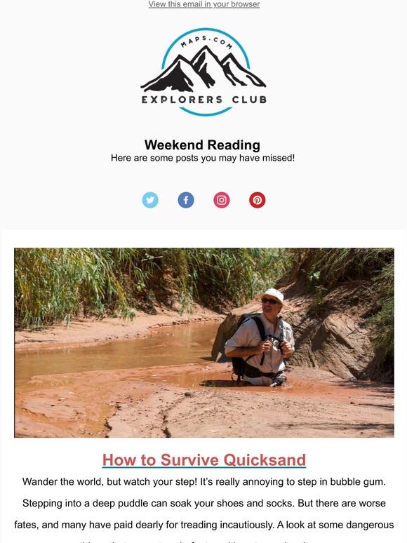 Maps: How to Survive Quicksand | Milled