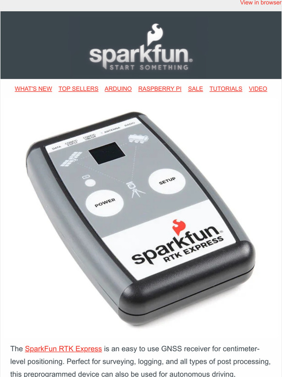 SparkFun: Meet the SparkFun RTK Express | Milled