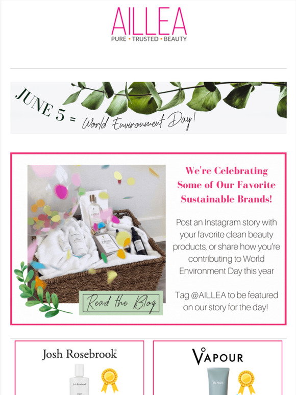 AILLEA: Happy World Environment Day! | Milled