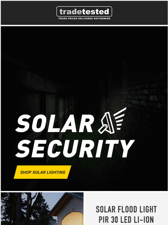 Trade Tested: Solar security lights | Milled