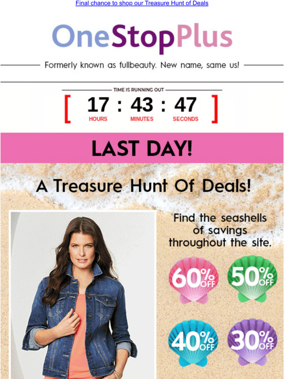 One Stop Plus: :) Well hello again! Here's 60% off as a reward for your ...