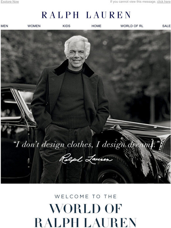 Ralph Lauren: Welcome to the World of Ralph Lauren | Milled