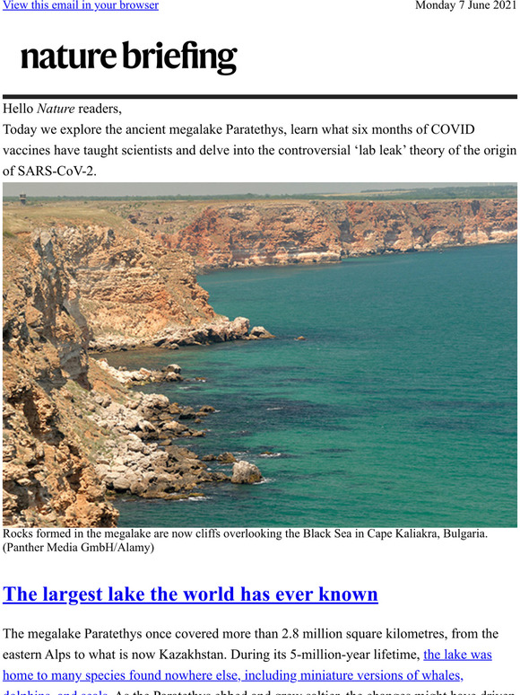 Nature: Paratethys: the largest lake the world has ever known | Milled