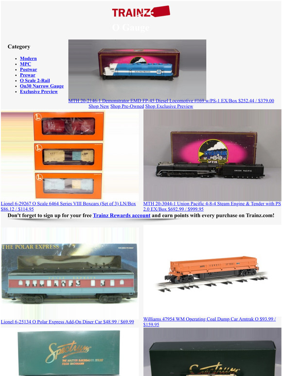 Trainz: MTH EMD Demonstrator FP-45 and more O Gauge at Trainz.com | Milled