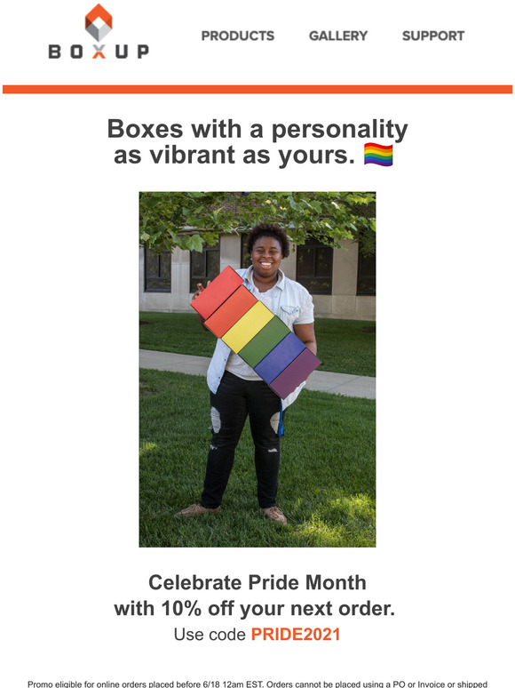 BoxUp: Take PRIDE in your packaging | Milled