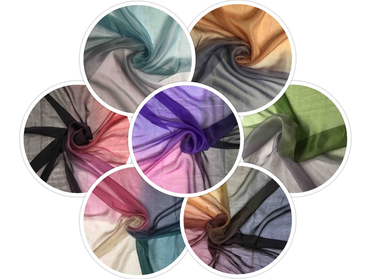 NY Designer Fabrics: Introducing Our New Ombre Silk Chiffon Fabric ...