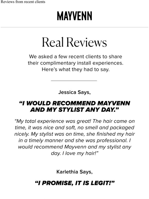 Mayvenn: Here's What to Expect | Milled