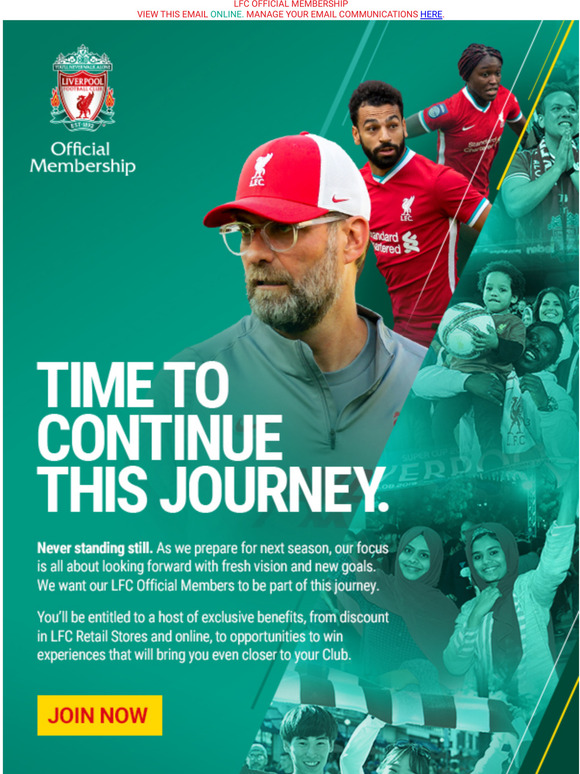 Liverpool FC: LFC Official Membership 2021/22 on sale now | Milled