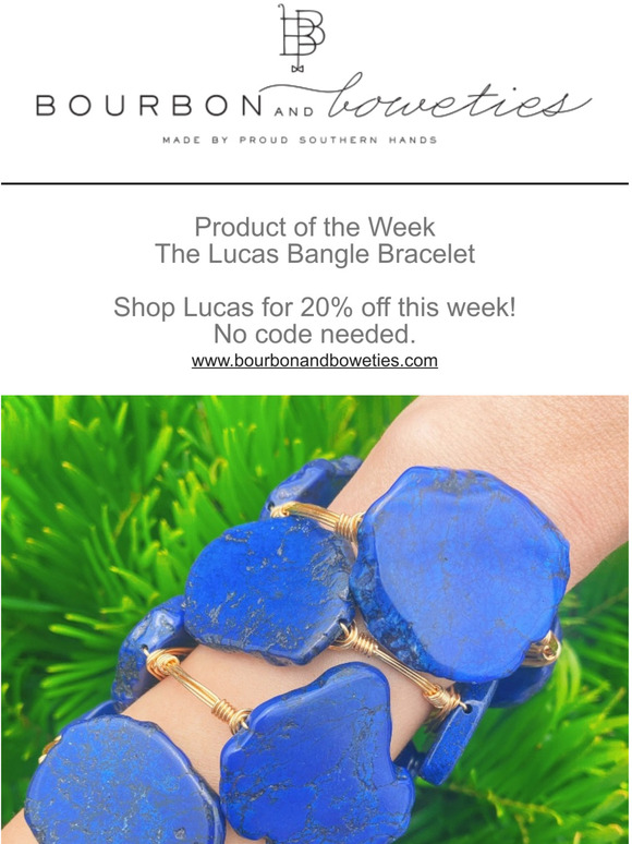 Bourbon and Boweties: New - 20% off Product of the Week! | Milled