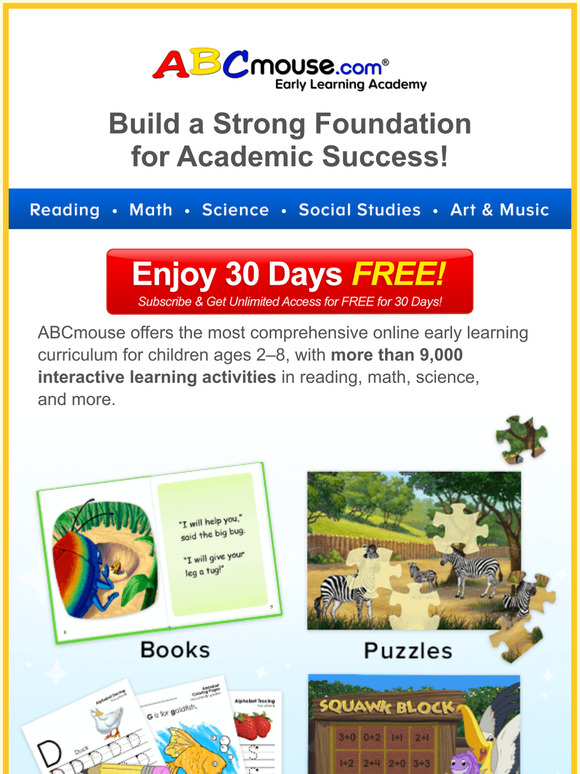 ABCmouse: Build a Strong Foundation for Academic Success | Milled