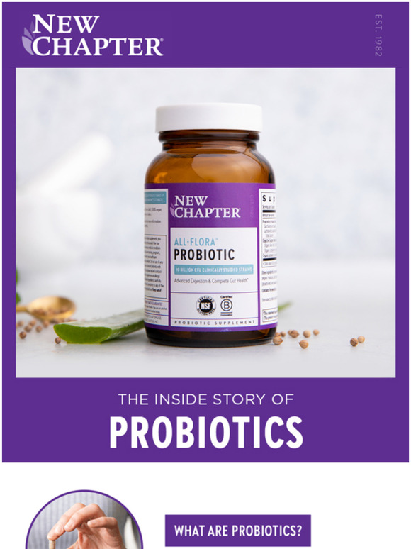 New Chapter: Inside Story on Probiotics | Milled