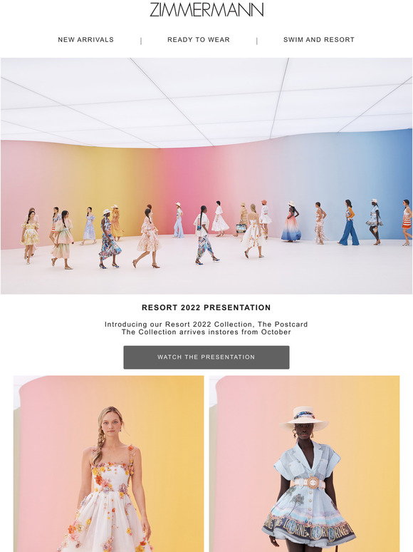 Zimmermann: First Look: Watch our Resort 2022 Collection Presentation ...