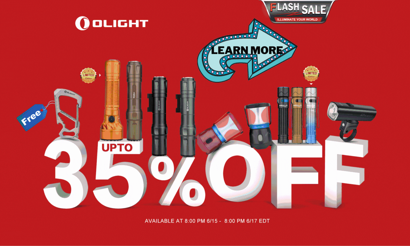 Olight: UP TO 35% OFF! Olight NEW RELEASE is COMING! | Milled