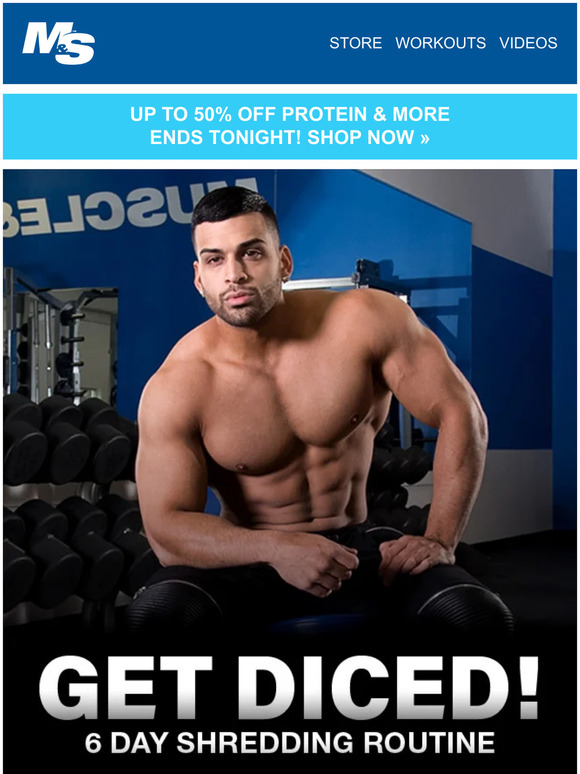Muscle & Strength: Get Diced: 6 Day Shredding Routine | Milled