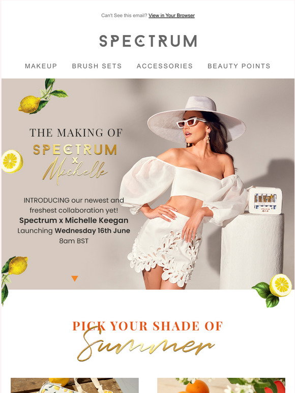 Spectrum Collections: The Making of Spectrum x Michelle Collection | Milled