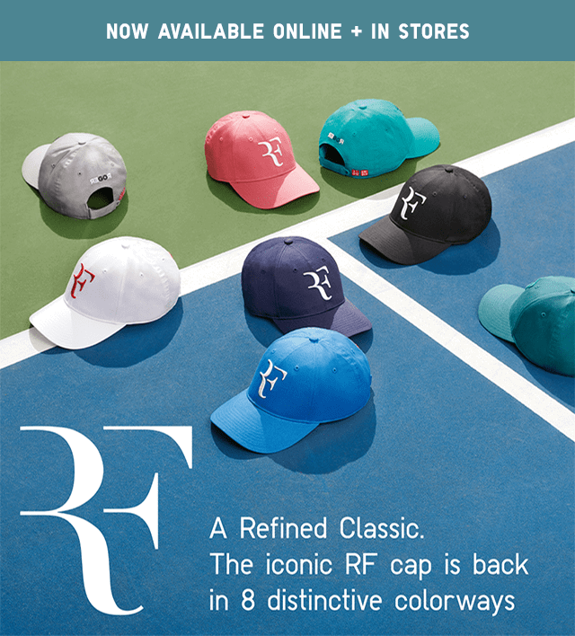 UNIQLO: JUST ARRIVED: Roger Federer's iconic cap is BACK! | Milled