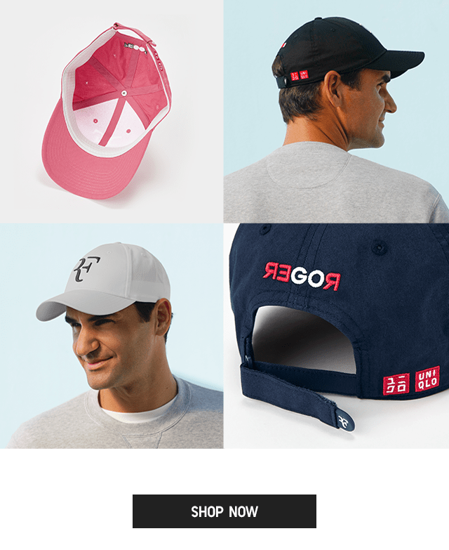 UNIQLO: JUST ARRIVED: Roger Federer's iconic cap is BACK! | Milled