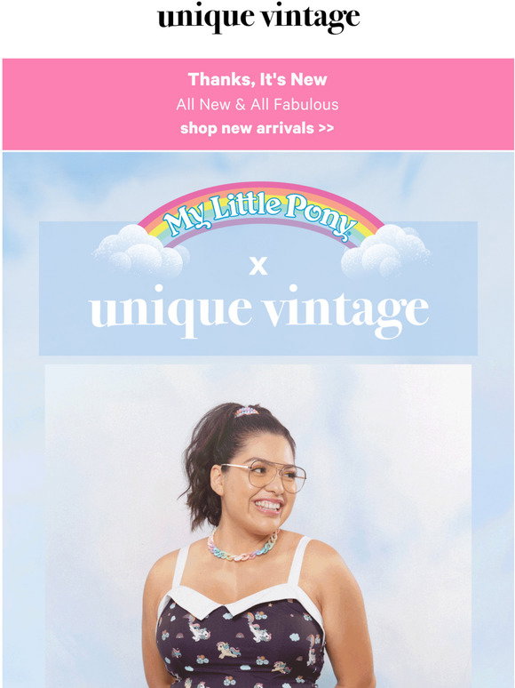 Unique Vintage: Ponies Unite: My Little Pony x Unique Vintage Is Here ...