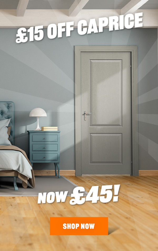 Leader Doors: DEAL OF THE WEEK: 15 OFF Silk Grey Caprice Door! | Milled