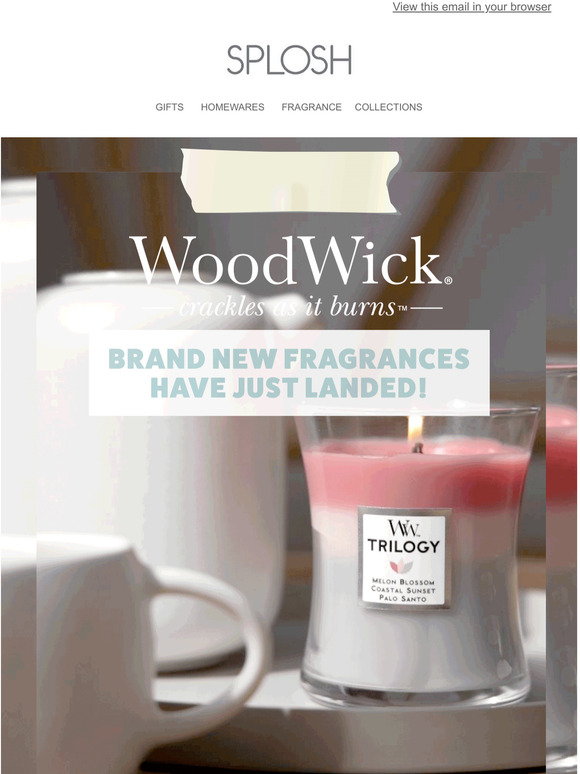Splosh: SURPRISE. Brand New WoodWick Is Here | Milled