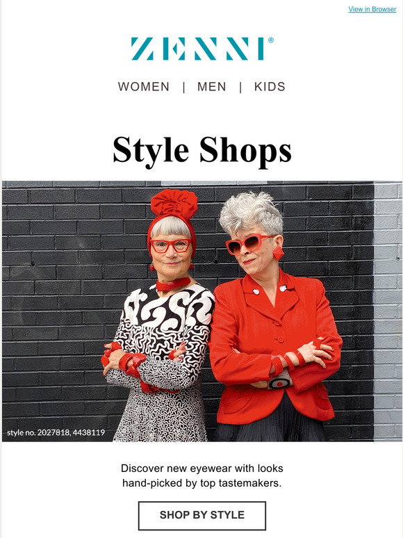 Zenni: Hey you, yes you! Incredible glasses shouldn't cost an arm and a ...