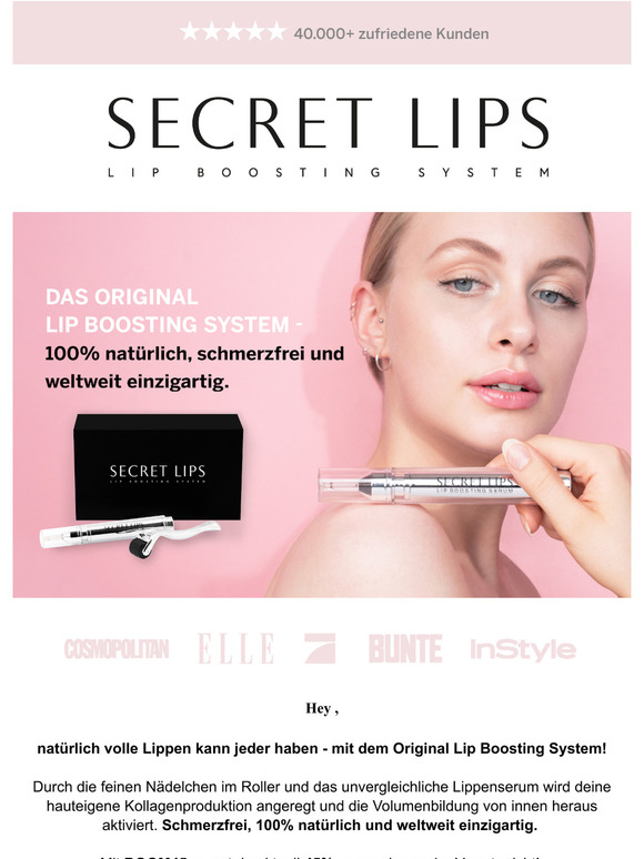Secret Lips: Das Original Lip Boosting System wartet auf DICH | Milled