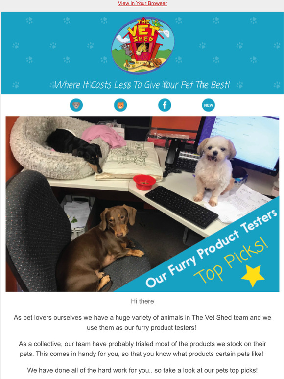 The Vet Shed: Our Team Share their Pets Favourite Products Take a look ...