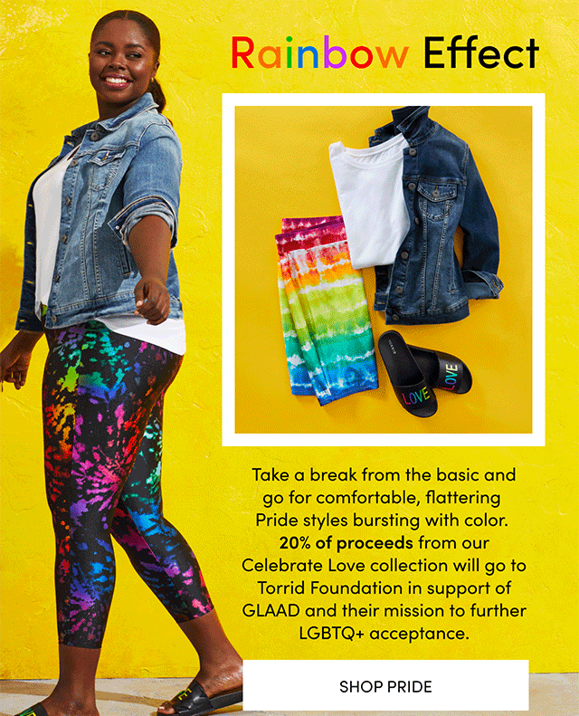Torrid: Colorful Pride outfits for on-the-go | Milled