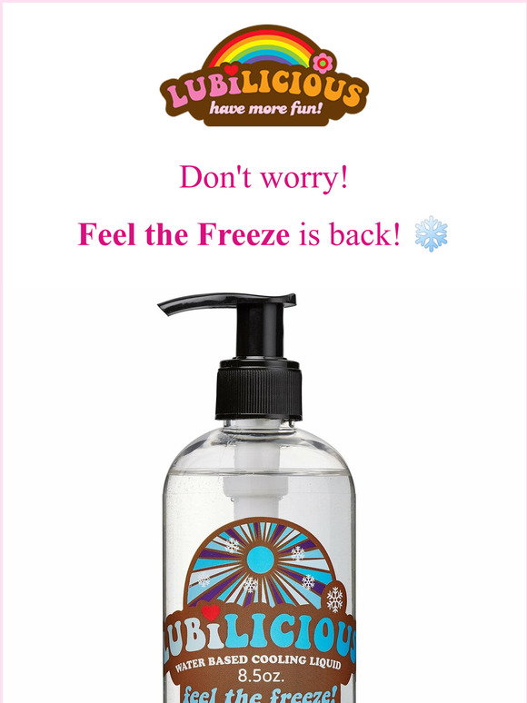 Lubilicious Lube: Our cooling lube is back in stock! | Milled