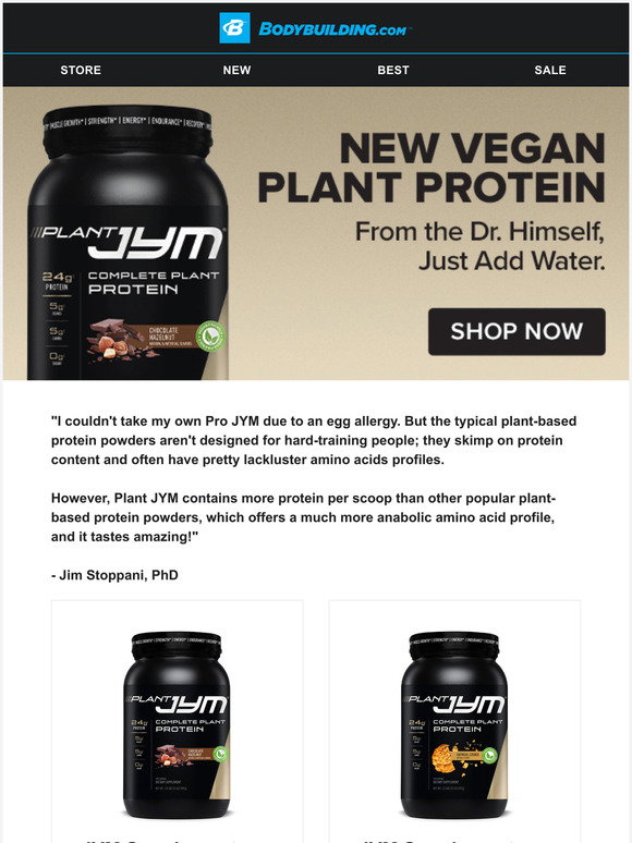 Bodybuilding: NEW JYM PLANT PROTEIN & FLASH SALE | Milled