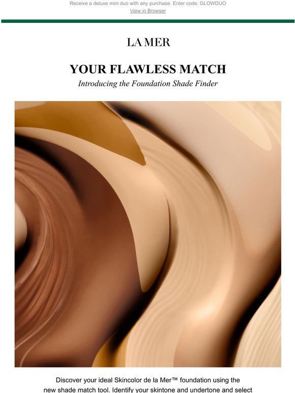 La Mer: Meet your Skincolor de la Mer foundation shade match | Milled