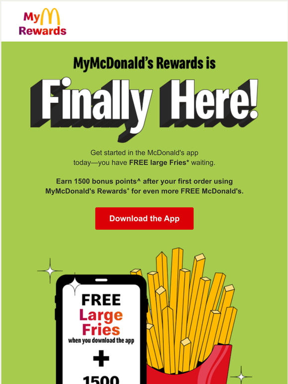 McDonald's: MyMcDonalds Rewards is here! | Milled