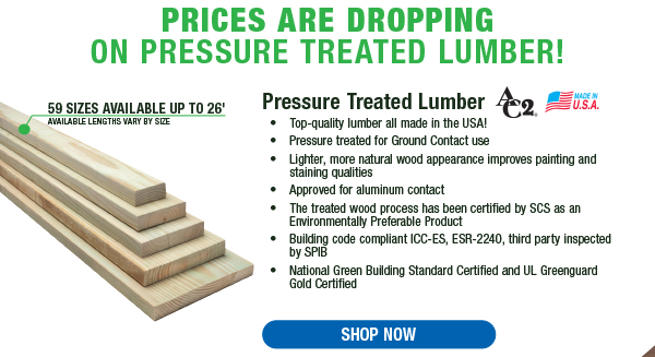 Menards: In-Stock Now! 11% OFF* Pressure Treated Lumber & Composite ...