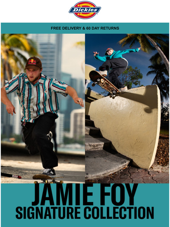 Dickies: DICKIES X JAMIE FOY - PRO SKATE COLLECTION | Milled