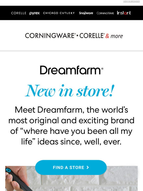 Corningware Corelle & More Outlets: New in stores! | Milled