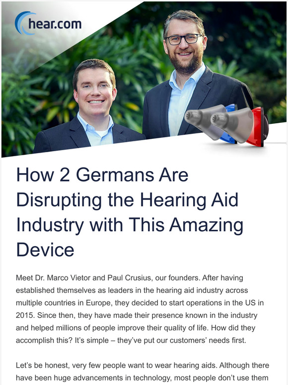 Hear: These 2 German hearing aid Moguls just completely changed the ...