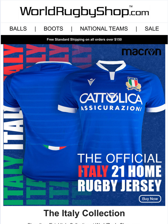 World Rugby Shop: The Official Italy Rugby Collection | Milled