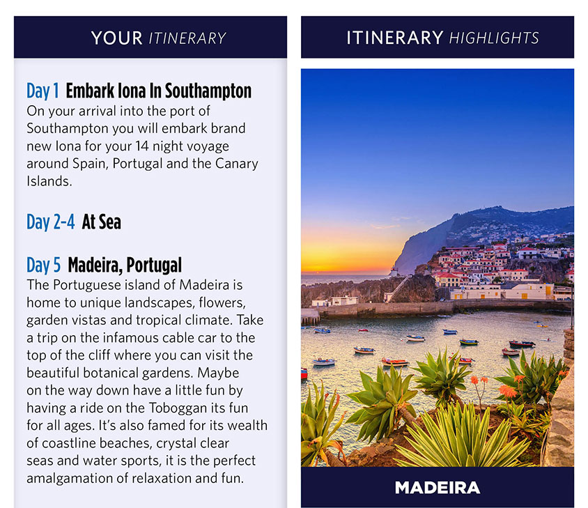 Cruise: Hot Right Now! P&O Cruises Canary Islands & Madeira With Lisbon ...