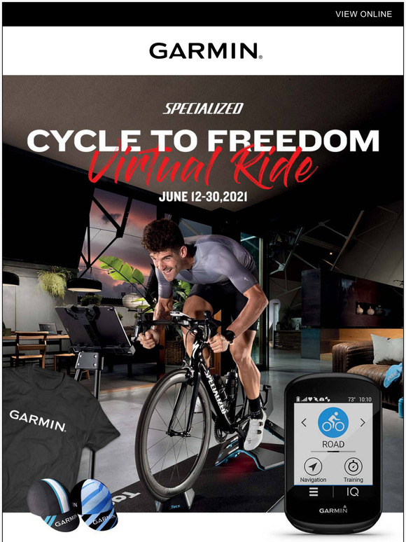 Garmin: Join the Garmin x Specialized: Cycle to Freedom Virtual Ride to ...