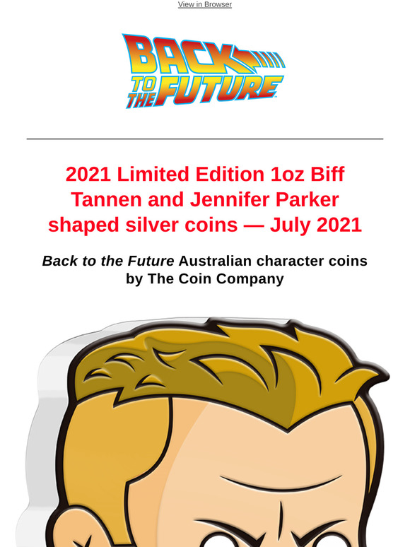Back to the Future: 2021 Biff Tannen & Jennifer Parker Limited Edition ...