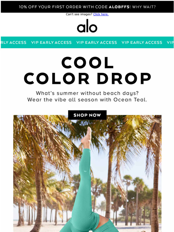 Alo Yoga: EARLY ACCESS! SPLASHY NEW COLOR DROP | Milled